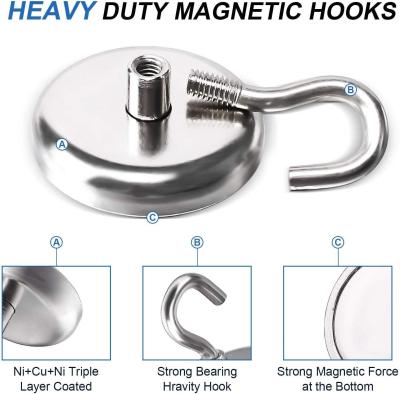 Cina Aggancio Magnetico Finitura Personalizzato Permanente e potente per le esigenze di appesa in vendita