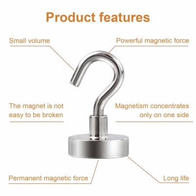 Cina Aggancio Magnetico Finitura Personalizzato Permanente e potente per le esigenze di appesa in vendita
