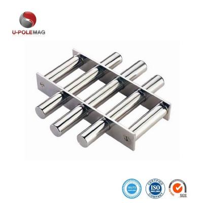 Cina OEM ODM 12000 Gauss Magnetic Separator Bar con magnete permanente e rivestimento in nichel in vendita