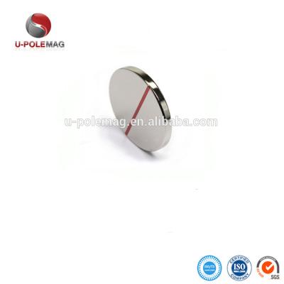 Cina Magnete a disco sottile con rivestimento permanente in nichel e tolleranza ± 5% in vendita