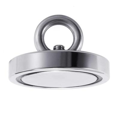 China Power 500KG Pulling Force Neodymium Salvage Magnet for Metal Detecting in Rivers and Seas for sale