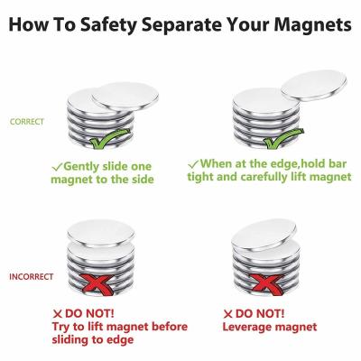 China N42 Dunne permanente neodymiummagneet met op maat gemaakte ontwerp en ISO9001 2000 systeem Te koop
