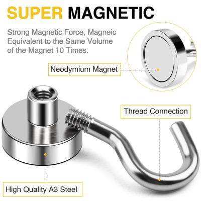 Cina Grado Ndfeb D16 D20 D32 Forte Magnetico di Pot Permanente in vendita