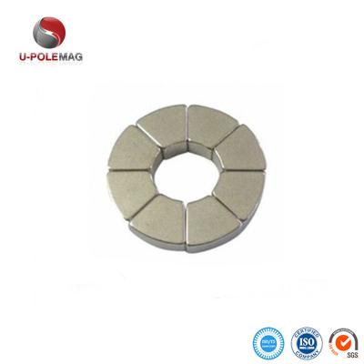 Cina Magnete al neodimio per parti di motori a corrente continua su misura 45SH Magnete a arco permanente per moto in vendita
