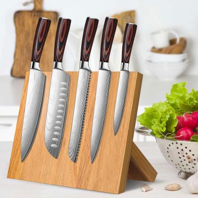 Cina Porta coltello in legno di bambù per la cucina in vendita