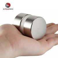 China Max working temperature 60 Centigrade Round Disc Strong Thin Permanent Neodymium Magnets for sale