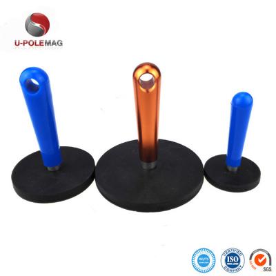 Cina Magnete industriale Magneto a pentola ricoperto di gomma potente con attraente forza magnetica in vendita