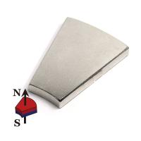 China Customized Wedge Neodymium Magnet for High Temperature Halbach Array Motor Performance for sale