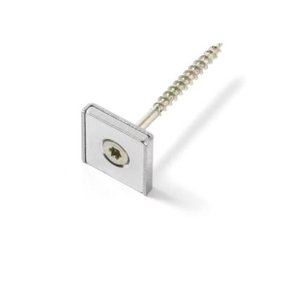 Cina NdFeb Block Magnet Steel Channel POT con 1 buco anti-mercato per la lavorazione industriale in vendita