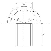 China Customized Wedge Neodymium Magnet for High Temperature Halbach Array Motor Performance for sale