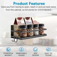China Classification Non-folding Rack Kitchen Storage Iron Wall Mount Spice Rack Organizer for sale