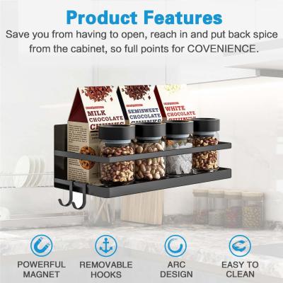 Cina Classificazione Rack non pieghevole Cucina magazzino muro di ferro montaggio Rack organizzatore di spezie in vendita