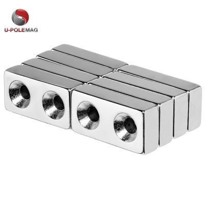 中国 強い磁力を持つ恒久的なネオジム直角磁石 25.4 x 12.7 x 6.35 mm 販売のため