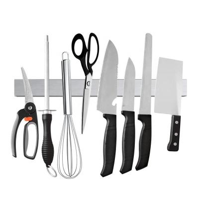 Cina Portatore di coltello da cucina con una potente superficie magnetica e rivestimento in acciaio inossidabile in vendita