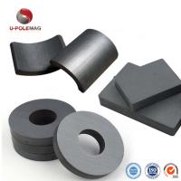 China Composite Ferrite Magnet C8 Hard Ceramic Block for Magnetization for sale