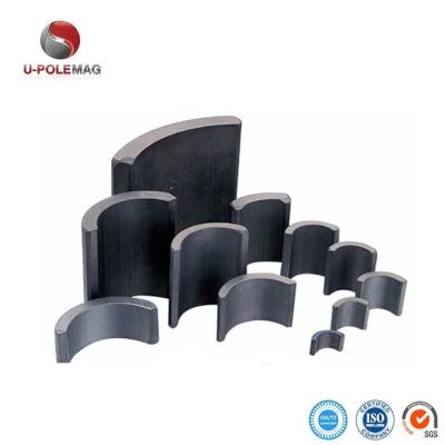 Cina Magneti ceramici curvi di ferrite di grado Y30 con eccellente resistenza alla demagnetizzazione in vendita