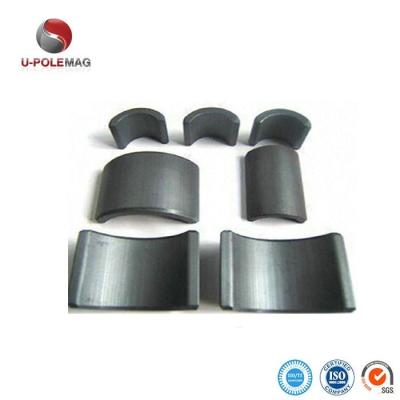 Cina Magneti ceramici curvi di ferrite di grado Y30 con eccellente resistenza alla demagnetizzazione in vendita