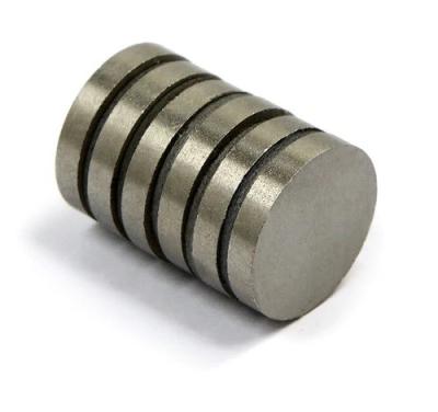Cina D25 x 10 mm Magnete composito di terre rare SmCo17 per resistenza alle alte temperature 600c in vendita