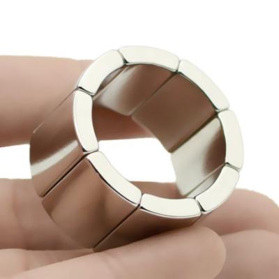 Cina Magnete Ndfeb di alto grado di controsuccesso Magneti ad arco di neodimio con certificazione ISO9001 2000 in vendita