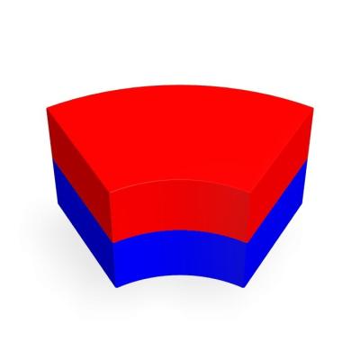 Cina Magnete di neodimio curvo ad alta temperatura per motore a corrente continua in vendita
