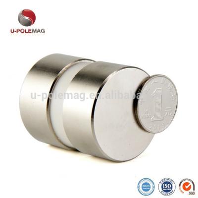 Cina Temperatura di lavoro massima 80 Centigrade NdFeB Magnet N52 30x30 per efficienza e durata in vendita