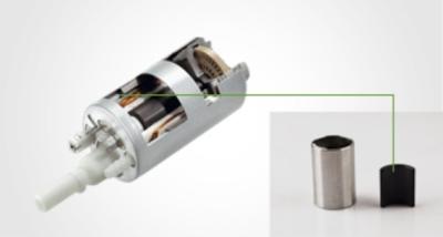 Cina Magnete per piastrelle in arco ceramico di ferrite personalizzato con ventilatore di condizionamento d'aria in vendita