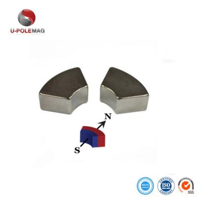 Cina Magnete a cuneo coniato di neodimio permanente personalizzato con tolleranza e dimensione /-0,05 mm in vendita