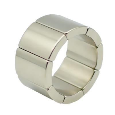 Cina N52 Segmento di magnete a neodimio curvo per motore ± 0,01 mm Tolleranza campione offerto in vendita