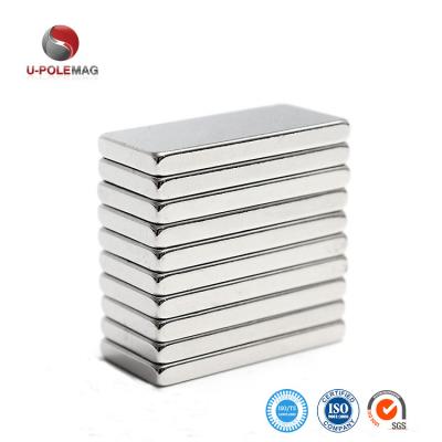 中国 N54級超強棒長方形磁石 20mm 精度許容量 / -0.05mm 販売のため