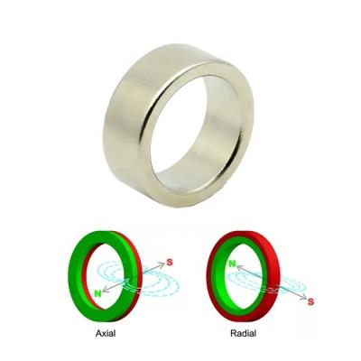 中国 カスタム N40 Uni Pole Radial Oriented Ring Tube ネオジム磁石 ±0.05mm トレレランス 販売のため