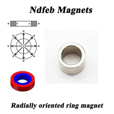 中国 カスタム N40 Uni Pole Radial Oriented Ring Tube ネオジム磁石 ±0.05mm トレレランス 販売のため