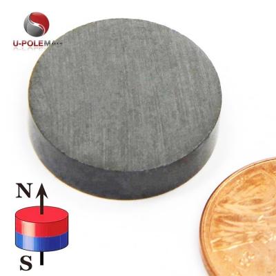 Cina Y30 Magnete ferrite ceramico a disco rotondo a temperatura di funzionamento massima 1-40-250 °C in vendita