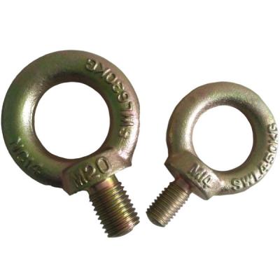 Cina Il acciaio al carbonio forgiato galvanizzato di perno ad occhio JIS1168 ha galvanizzato perno ad occhio M5 - M100 in vendita