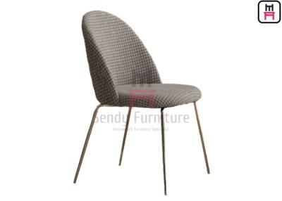China Diamond Stitch Tufted Upholstered Dining Chair For Rrestaurant for sale