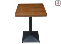 China 4cm Thickness Melamine - Faced Chipboard Dining Table with Safe Round Corner for sale