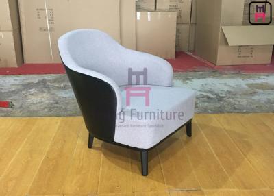 Chine Taille en cuir noire confortable du fauteuil 79 * 86 * 80cm pour le bureau/lobbys à vendre