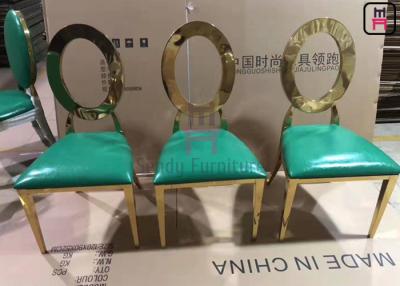 Cina Il ristorante rotondo dell'acciaio inossidabile dello schienale presiede il peso leggero per nozze/evento in vendita