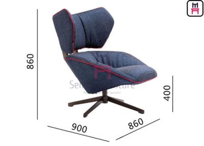 Cina 4 grado 0.8cbm rotabile singolo Sofa Chair della base 360 del raggio in vendita