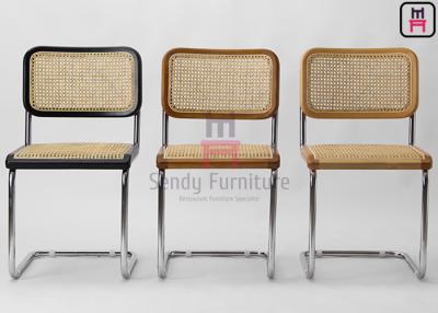 China SS201 Frame PE Rattan Cane Dining Chair 0.37cbm For Restaurant for sale