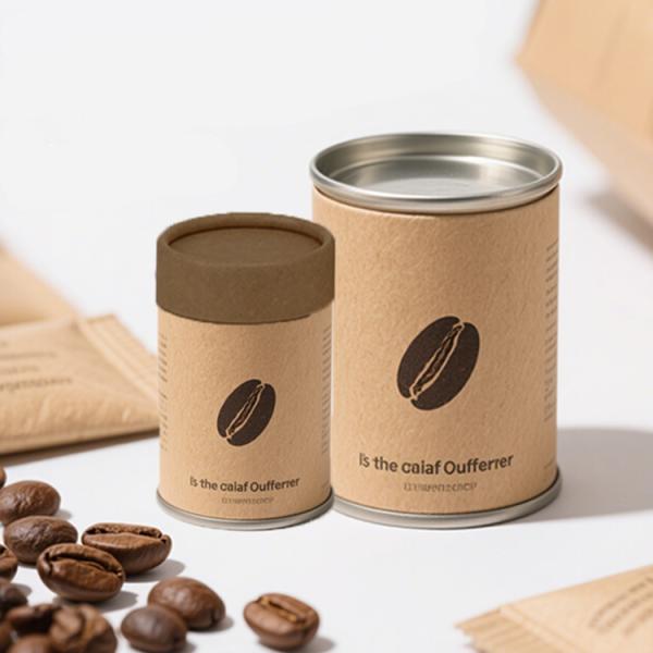Quality Nuts Packaging Paper Tube Cans Airtight Sealing Cylindrical Paper Box Custom Printing for sale