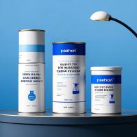 Quality Leakproof Food Paper Cans Packaging Protein Powder Cardboard Canisters for sale