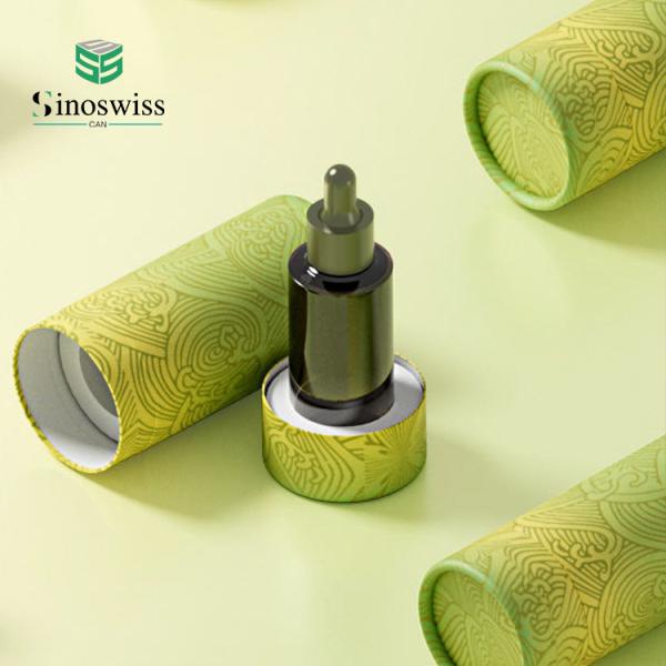 Quality Recyclable Smooth Surface Paper Tube Box , Cardboard Cylinder Boxes For Perfume for sale