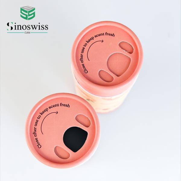 Quality Laundry Beads Packaging Cylindrical Paper Tubes Custom Printing 100% Biodegradab for sale
