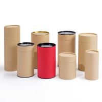 Quality Sealed Paper Tube Containers Food Safe Moisture Proof Round Cardboard Cylinders for sale