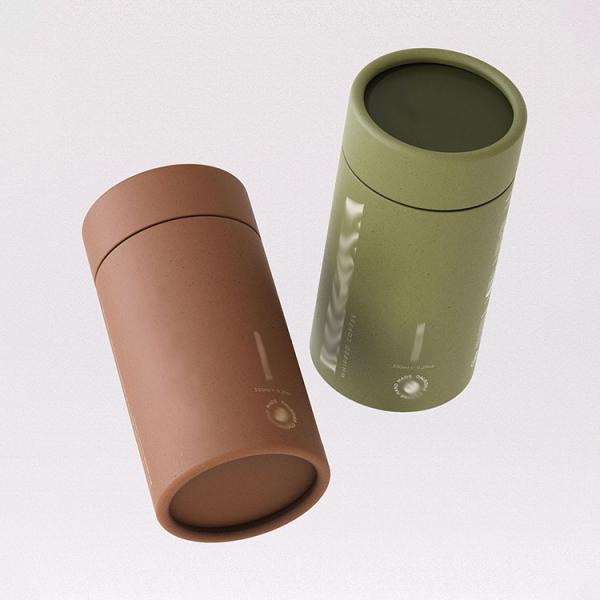 Quality Food Safe Paper Tubes Packaging High Strength Custom Printed Paper Canister for sale