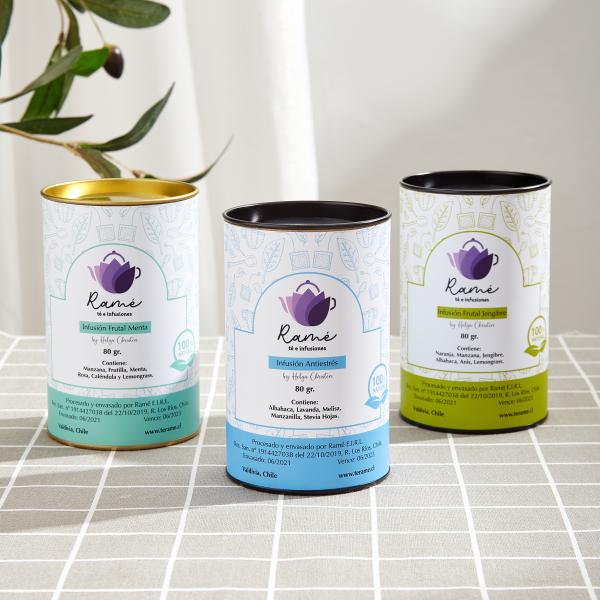 Quality Recyclable Empty Coffee Paper Cans Packaging With Airtight Lid Custom Sizes for sale