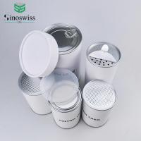 Quality OEM ODM Airtight Seal Food Paper Cans Packaging Cylinder Box For Snack Nut for sale