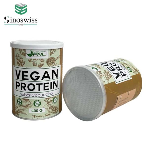 Quality OEM Logo Recyclable Cylinder Coffee Paper Cans , Packaging Tube Box For Coffee for sale