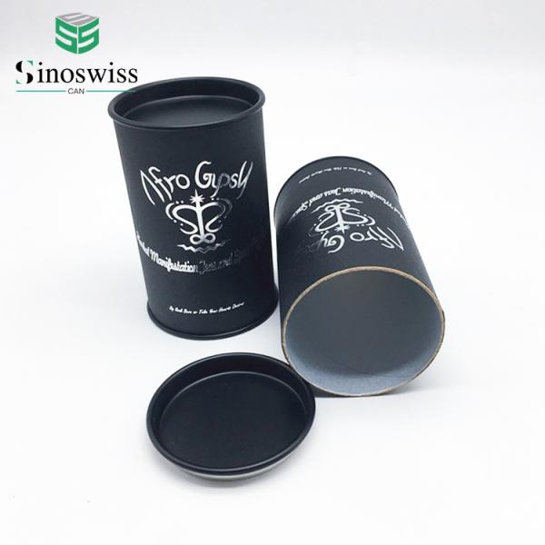 Quality Custom Sizing Paper Tube Tea Packaging Container cylinder box With Tinplate for sale