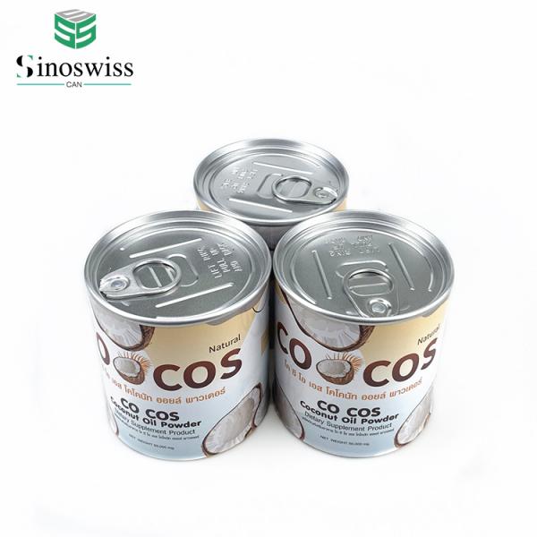 Quality Freshness Locking Paper Cans Packaging Abrasion Proof For Coconut Powder for sale